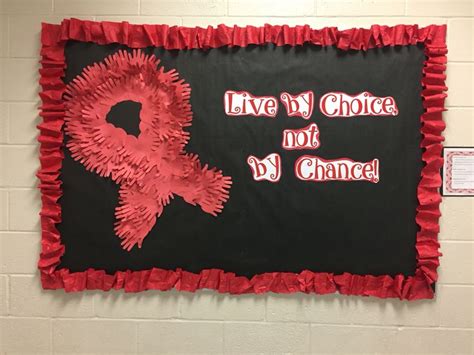 Red Ribbon Week Bulletin Board Red Ribbon Week School Counselor Bulletin Boards Counselor