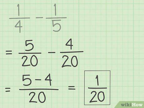 Subtracting Fractions The Complete Step By Step Guide