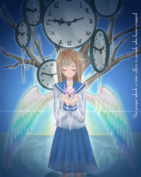 Ilove Vocaloid Original Bad Id Bad Pixiv Id Asymmetrical Bangs Blush Brown Hair Clock