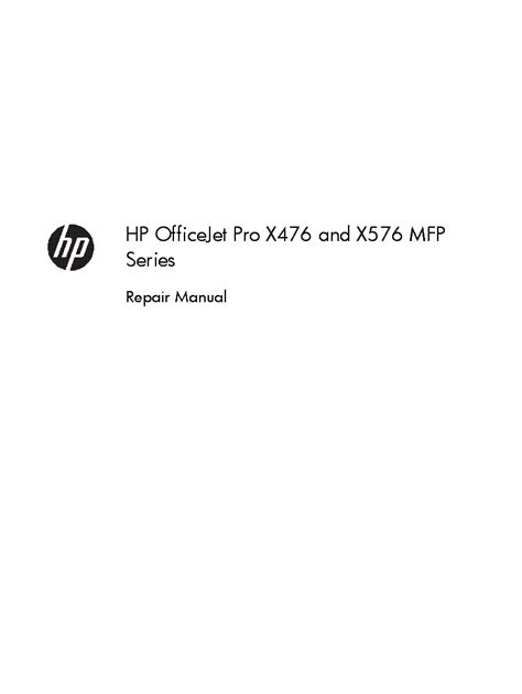 HP OFFICEJET PRO MFP X476 X576 SERIES SM Service Manual Download Schematics Eeprom Repair