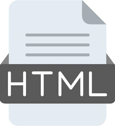 Html File Format Line Icon 28643531 Vector Art At Vecteezy