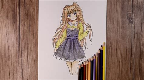 How To Draw Anime Girl With Long Hair