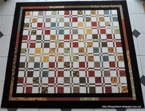 The Quilt Yarn Disappearing Four Patch Quilt Finished