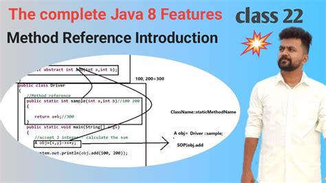 java 8 features class 22 method references introduction youtube