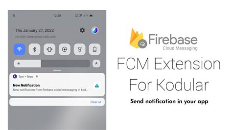 Free Firebase Cloud Massaging Extension For Kodular App Inventor Niotron Youtube