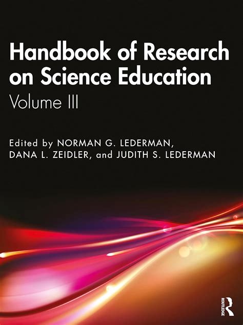 Amazon Handbook Of Research On Science Education Volume Iii