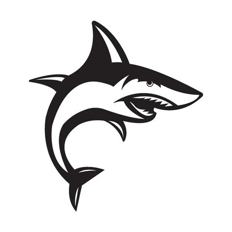 Shark Icon Logo Vector Design Template 38108039 Vector Art At Vecteezy