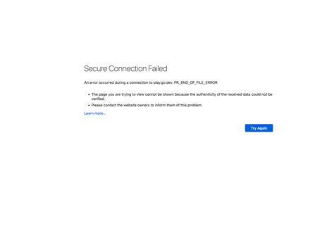 Go Dev Redirected Pages Are Returning Invalid TLS Responses Issue Golang Go GitHub