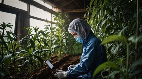 Aidriven Crop Disease Detection And Prevention Premium Ai Generated Image