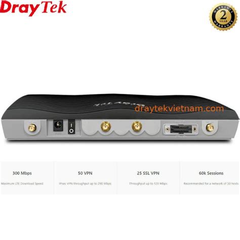Router 4g Lte Draytek Vigor2927l Phân Phối Thiết Bị Mạng Chính Hãng Bán Lẻ Giá Sỉ
