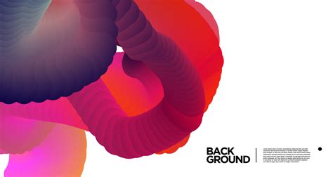 Vector Colorful Gradient Abstract Fluid Background For Banner Template