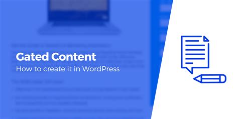 How To Create Gated Content On Your Wordpress Website