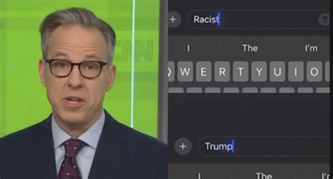 Jake Tapper Doesnt Buy Apples Excuse For Trump Racist Bug