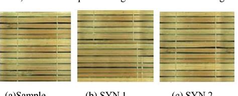 Table 1 From An Efficient Texture Synthesis Algorithm Based On Wt Semantic Scholar