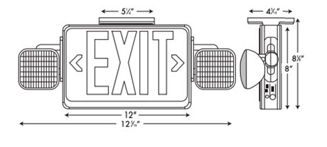 Exit Sign Png Red