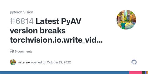 Latest Pyav Version Breaks Writevideo When Writing Video With Audio · Issue