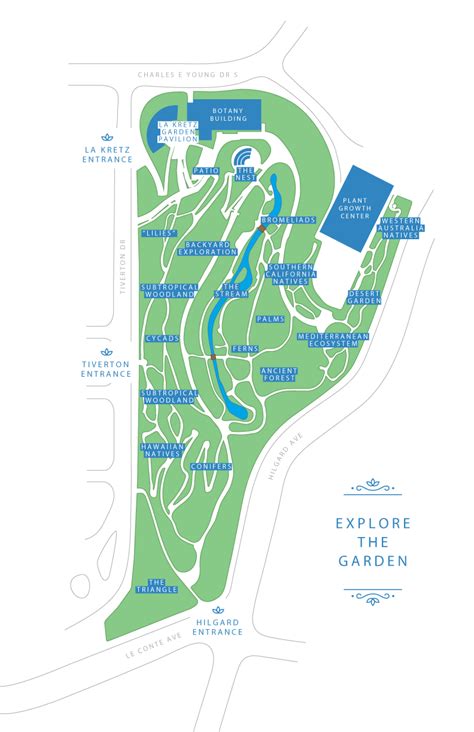 Thousand Oaks Botanical Gardens Map Fasci Garden