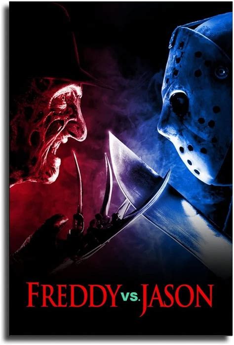 Aaberic Freddy Vs Jasons Horror Movie Canvas Art Poster And Wall Art Picture Print Modern
