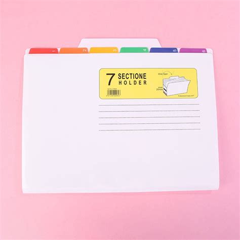 File Holder Classification Bag Color Uv Print Fold Vicedeal