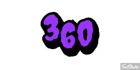 360 Number Animated  Logo Designs