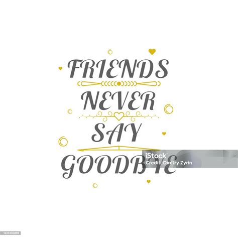 추상 낙서 텍스트 친구 결코 작별 인사 카드 손 그리기 문자 벡터 디자인 스타일 템플릿 포스터 소셜 배너 카드 검은색에 대한 스톡 벡터 아트 및 기타 이미지 Istock