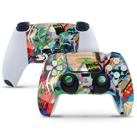Playstation 5 Controller Skin Multicolour Graffiti Art Skinslegend