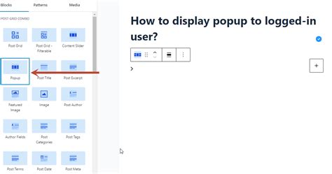 How To Display Popup To Logged In User