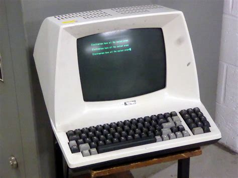 Practical Vdu Computer Terminal For Mainframe Access Electro Props Hire