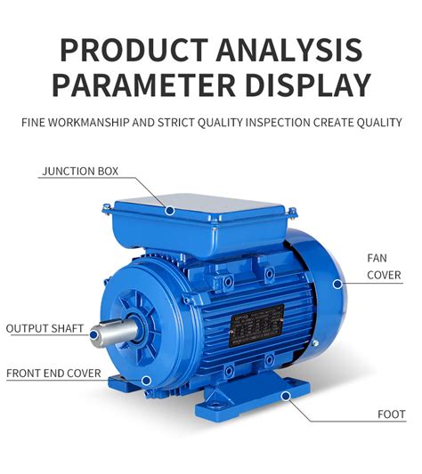 Gphq Ml Series Aluminum Housing Single Phase Capacitor Induction Motor