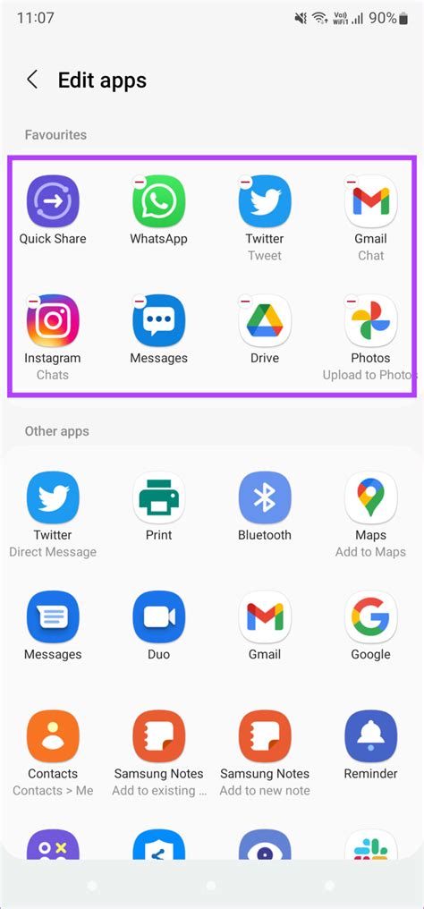 How To Customize Share Menu On Samsung Galaxy Phones Guiding Tech