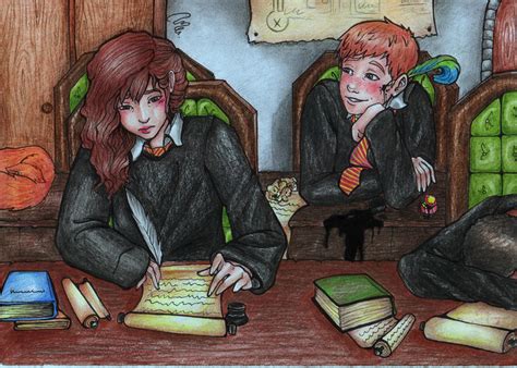 Hermione And Ron By Shut Up136 On Deviantart