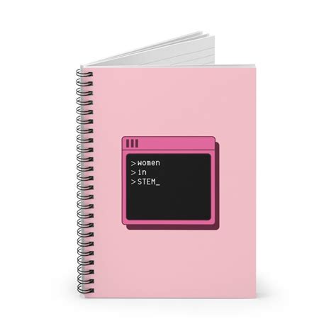 Women In STEM Spiral Notebook Computer Science Babe Gift Etsy