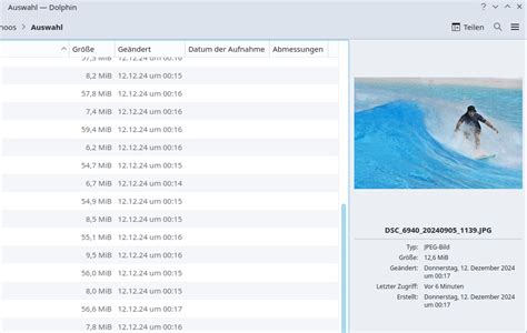 Dolphin Kde 2404 Does Not Display The Exif Data Of Pics Help Kde