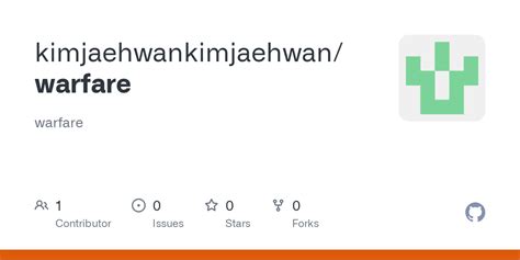 Github Kimjaehwankimjaehwanwarfare Warfare