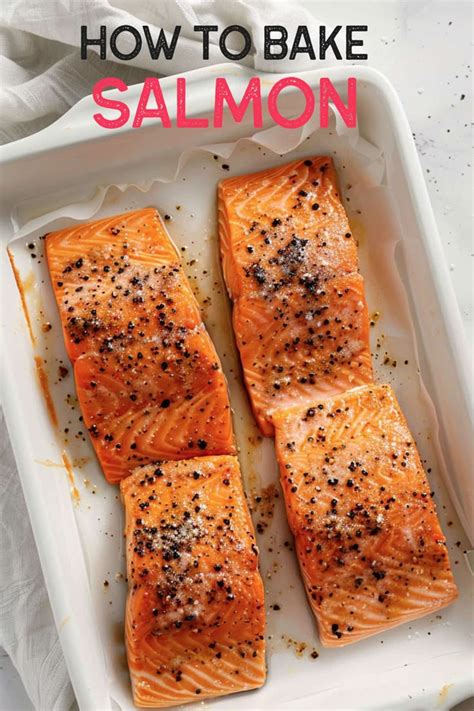 Perfect Oven Baked Salmon Guide Recipe Plain Baked Salmon How To