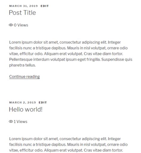 How To Display Post Views Count In Wordpress Front End Themeskills