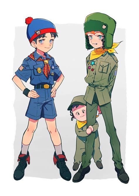 South Park Stan Kyle Ike Personajes Animacion Dibujos Divertidos Personajes De South Park