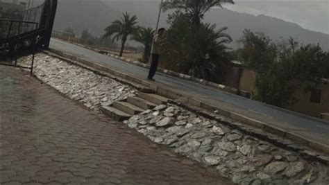 سقوط أمطار خفيفة على نويبع وطابا وشرم الشيخ بجنوب سيناء صور