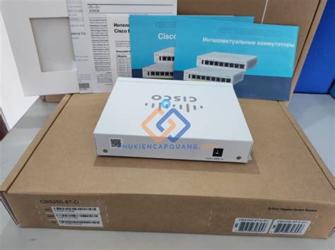 Thiết bị chuyển mạch Cisco CBS250 8T D EU Chính hãng Giá tốt