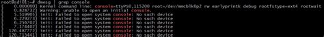 Stdout The Linux Boot Message In Dmesg Doesnt Output To Uart Unix