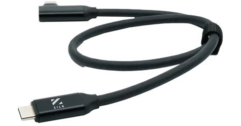 Zilr Usb C To Usb C Right Angle Cable Zrucc B H Photo