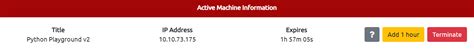 Python Playground TryHackMe Wpeduardo Io
