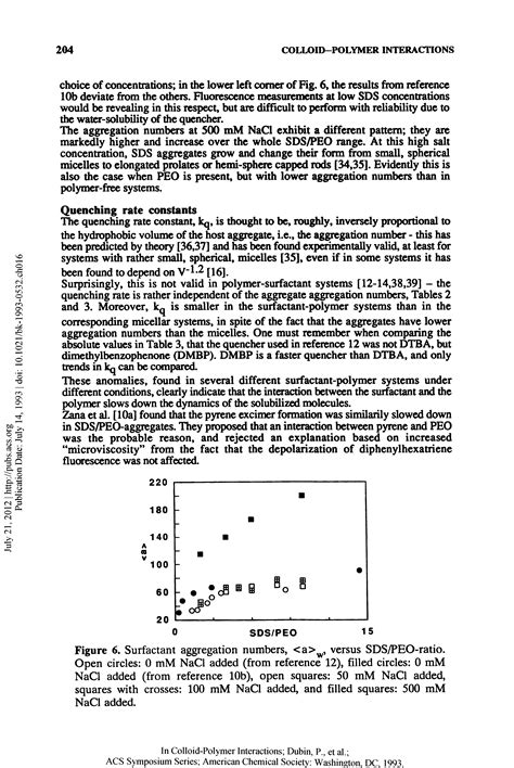 Surfactant Aggregation Number Big Chemical Encyclopedia