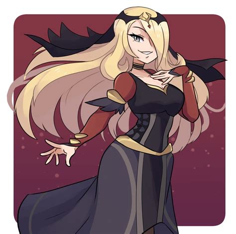 Cynthia Pokemon And More Drawn By Missandydandy Danbooru