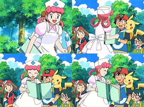 Nurse Joy And Ash By Alltime23 On Deviantart