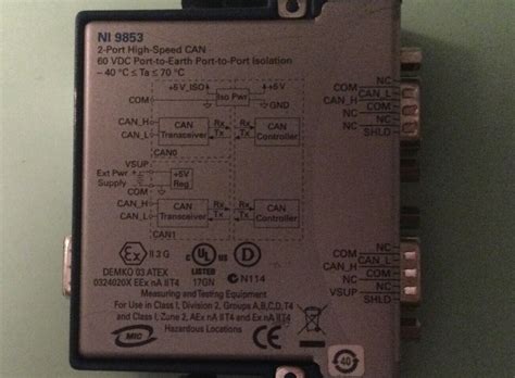 national instruments ni 9853 daq c series can interface module