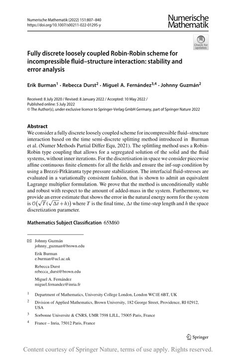 Fully Discrete Loosely Coupled Robin Robin Scheme For Incompressible Fluidstructure Interaction
