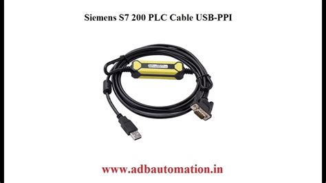 Siemens S7 200 Plc Cable Usb Ppi Youtube