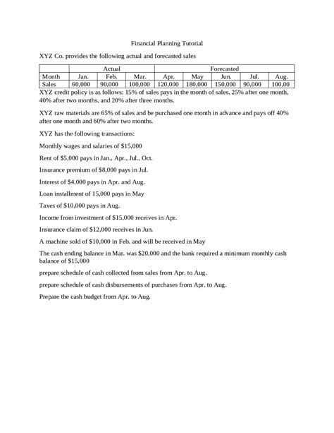 Risk And Return Chapter 3 Introduction To Finance Exercises Finance