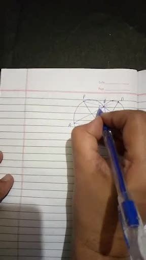 9 Two Circles Intersect At Two Points B And C Through B Two Line Segme